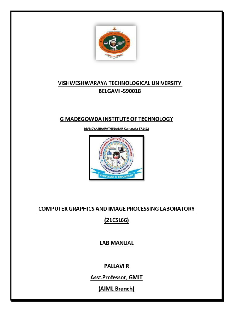 CG Lab Manual | PDF | Computer Graphics | Graphics CG Lab Manual | PDF | Computer Graphics | Graphics