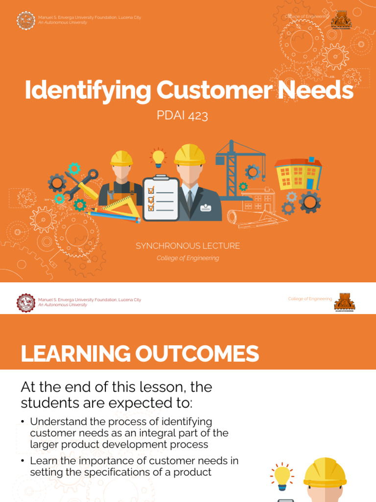 5 Identifying Customer Needs | PDF | Engineering | Data