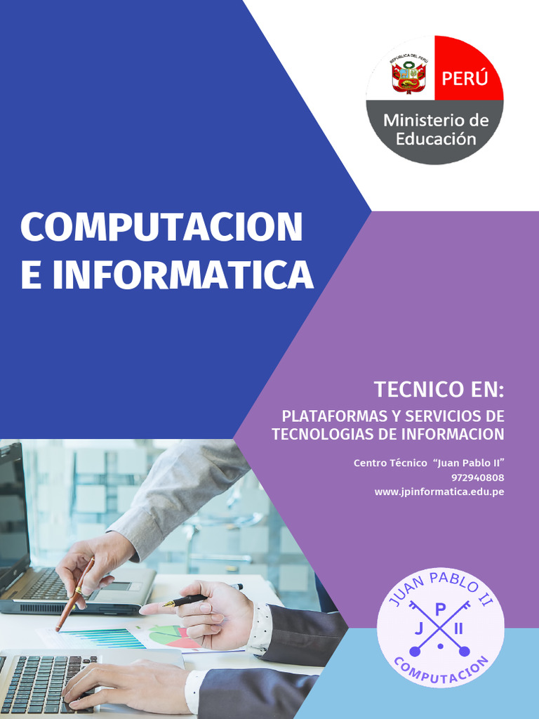Brochure Computacion JP 2024 | PDF | Informática | Software de la ...