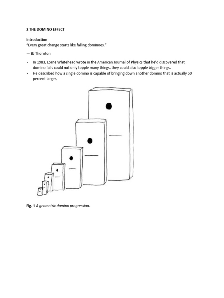 The Domino Effect of Success | PDF