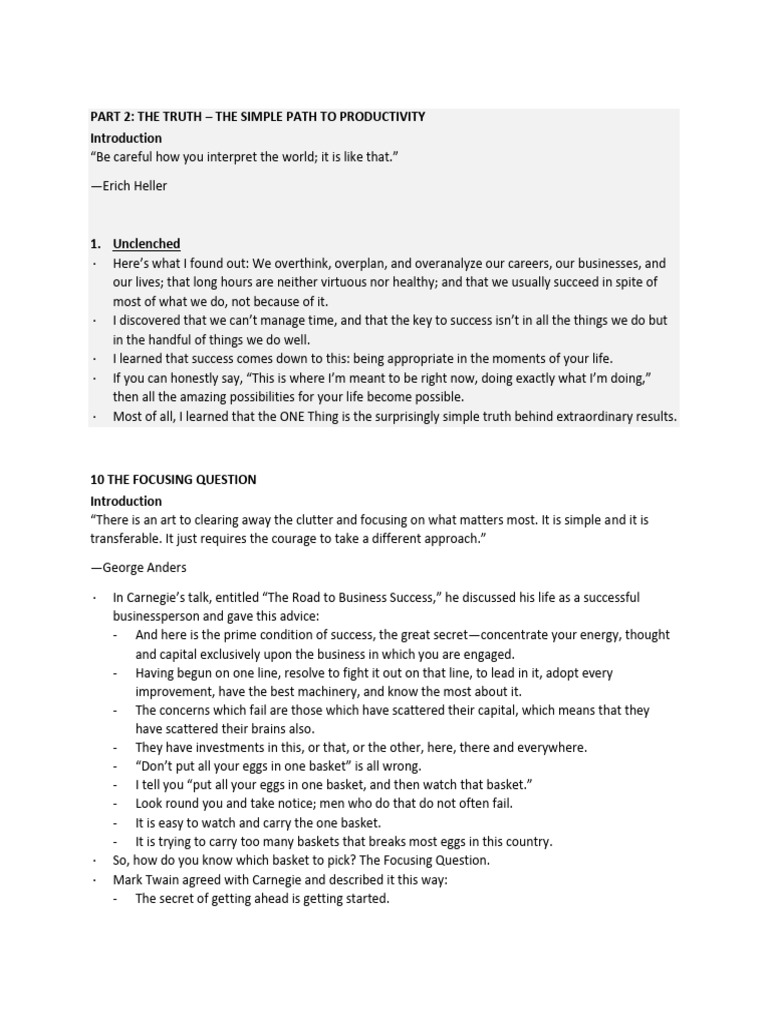 The Focusing Question | PDF