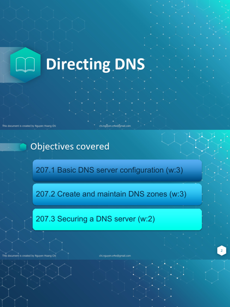 Lesson 8 - Directing DNS | PDF | Domain Name System | Computing