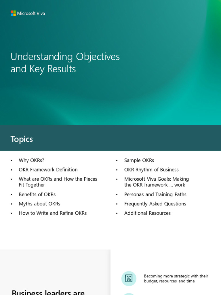 Understanding Okrs Download Free Pdf Performance Indicator Goal