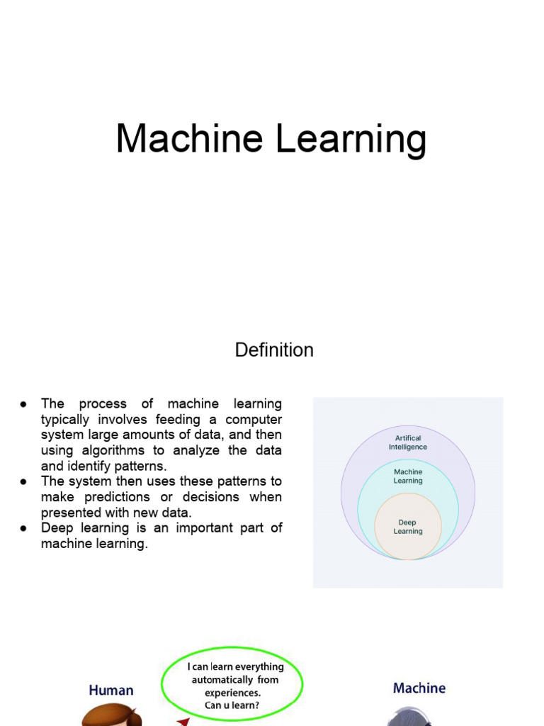 TIS - Intro To Machine Learning | PDF | Machine Learning | Data TIS - Intro To Machine Learning | PDF | Machine Learning | Data
