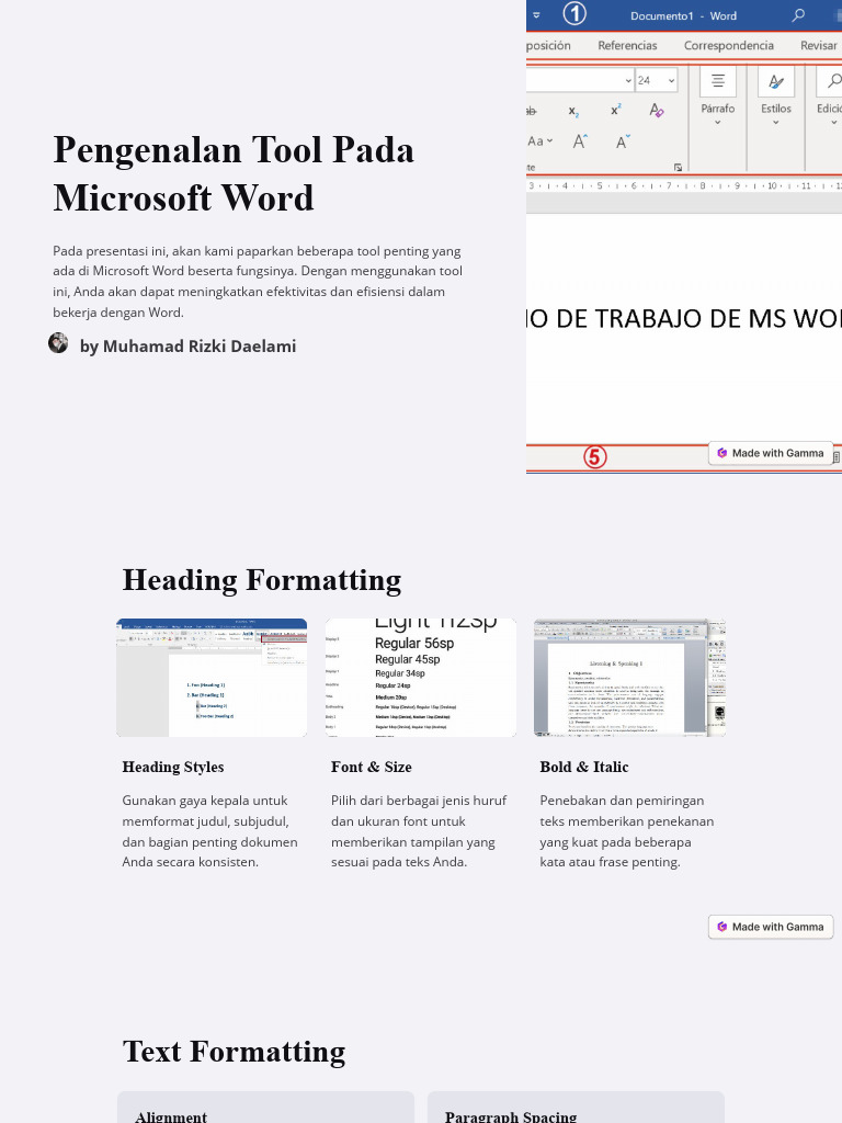 Tool Penting di Microsoft Word | PDF