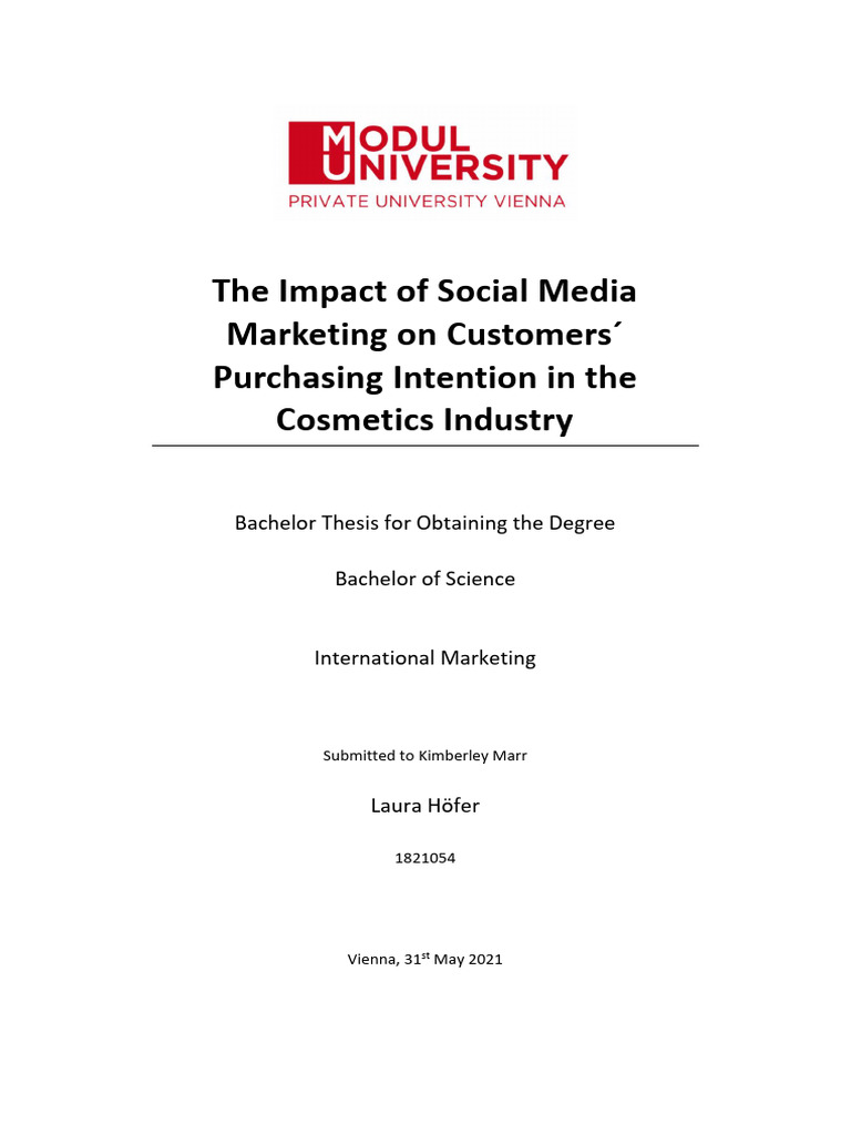 HOEFER Laura Bachelor Thesis | PDF | Popular Culture & Media Studies ...