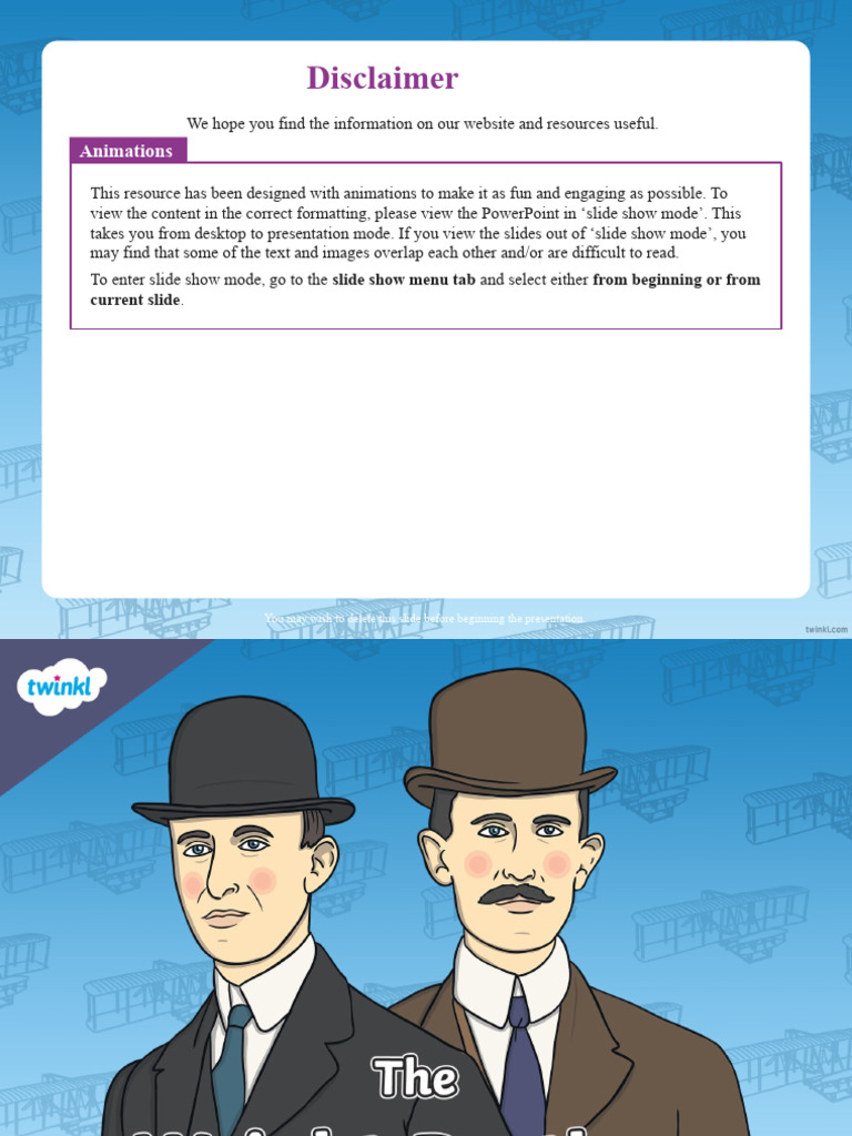 t h 064 the Wright Brothers Information Powerpoint Ver 4 | PDF | Wright ...