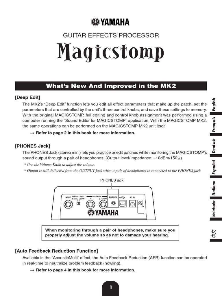 Magic Stomp | Download Free PDF | Parameter (Computer Programming ...