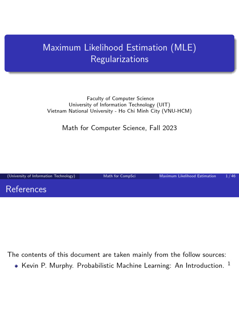 Maximum Likelihood Estimation | PDF Maximum Likelihood Estimation | PDF