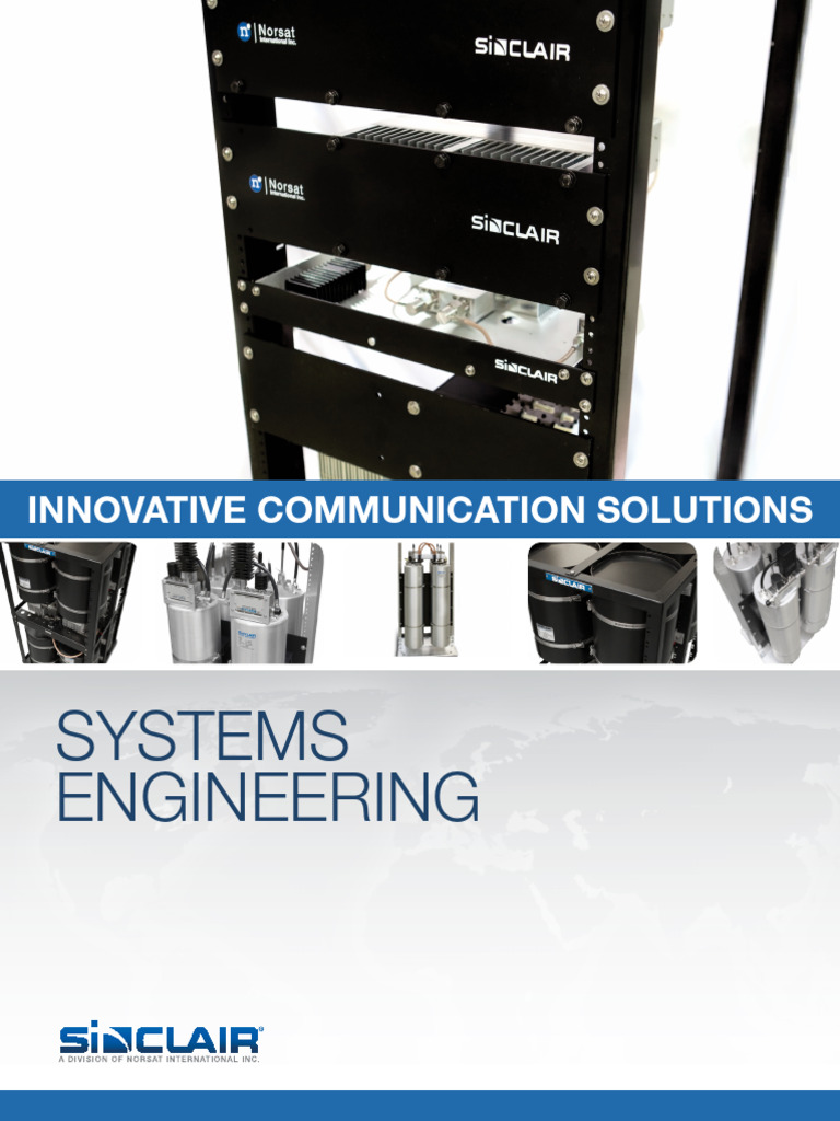 Sinclair Systems Design YA Brochure | PDF | Antenna (Radio) | Ultra ...