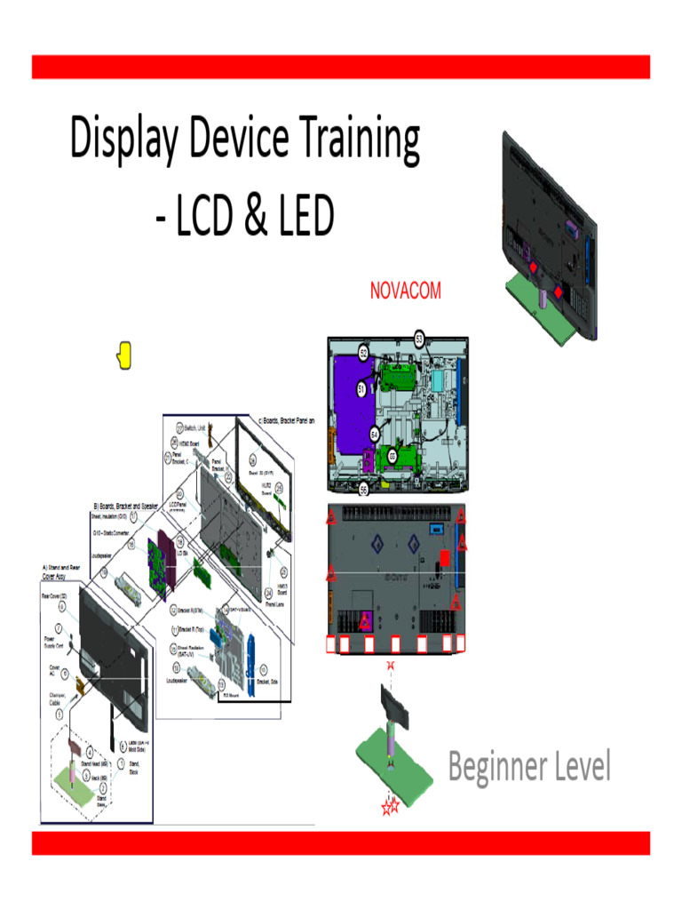 LCD & LED TV Basics for Beginners | PDF | Fluorescent Lamp | Hdmi