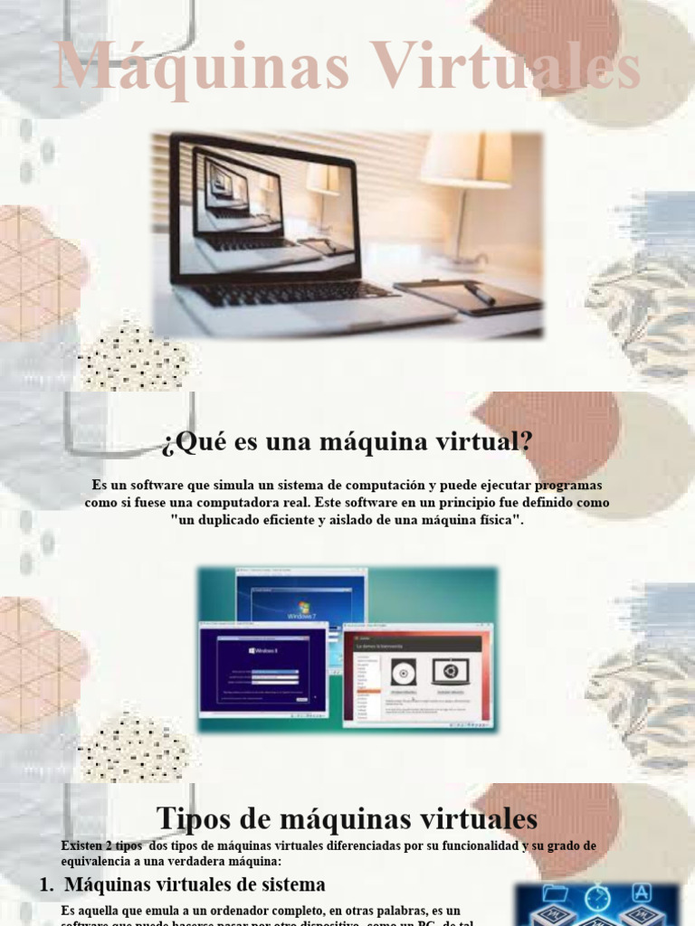 Maquinas Virtuales | PDF | Software de la aplicacion | Máquina virtual