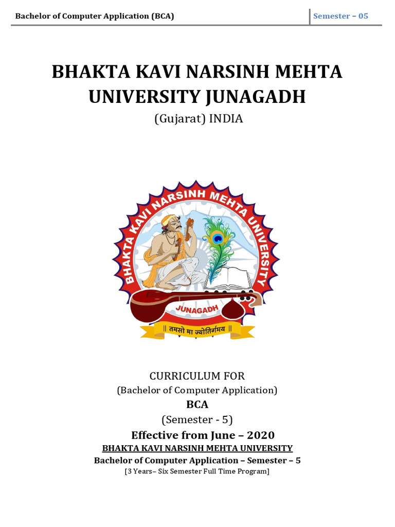 BCA Semester 5 Curriculum Overview | PDF | Python (Programming Language) | Spring Framework