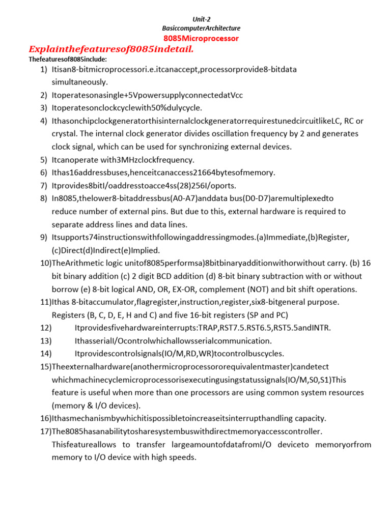 notes-2081 | PDF | Central Processing Unit | Input/Output
