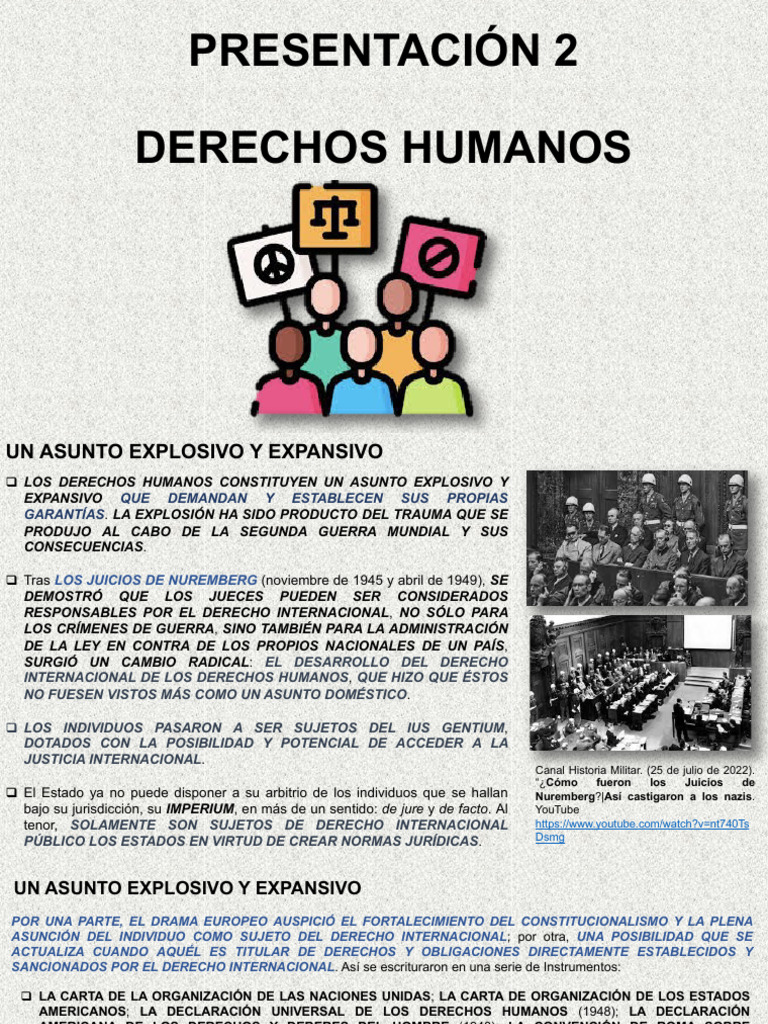 Evolución y Universalidad de los Derechos Humanos | PDF | Derechos ...