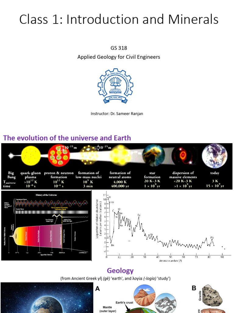 Class 1 GS | PDF | Minerals | Rock (Geology)