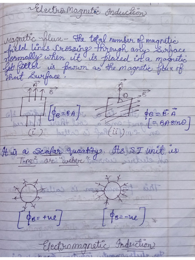 Chapter-6 Electromagnetic Induction | PDF