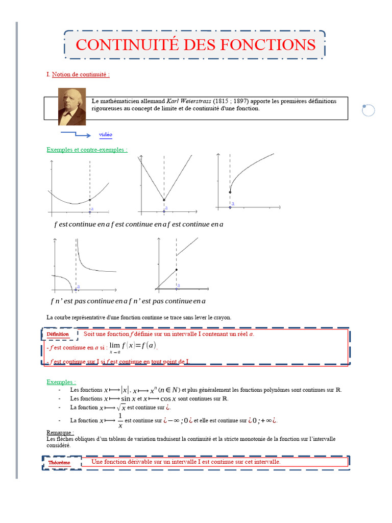 Comprendre la continuité des fonctions | PDF | Fonction (Mathématiques ...