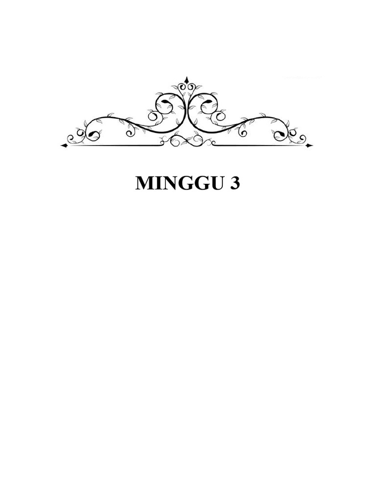 Minggu 3 | PDF