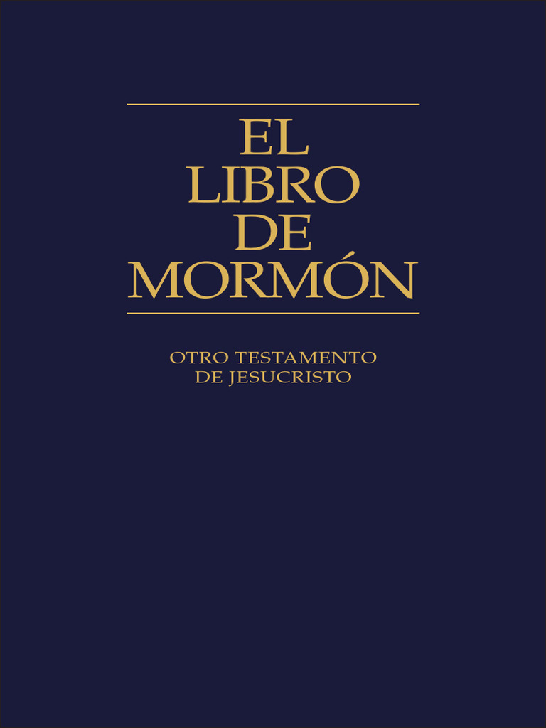 El Libro de Mormon | PDF