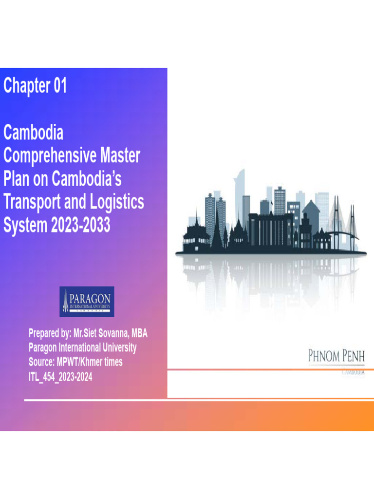 Chapter 01 Cambodia Comprehensive Master Plan 2023 2033 Download