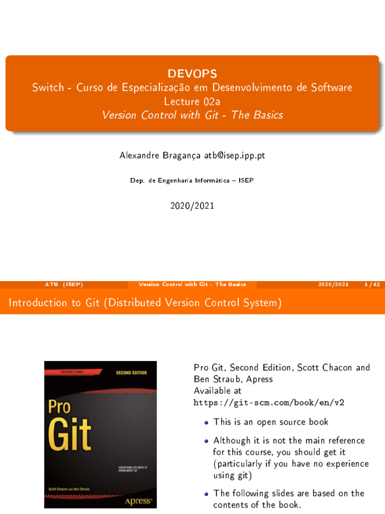 Devops 02 Pdf Version Control Computing