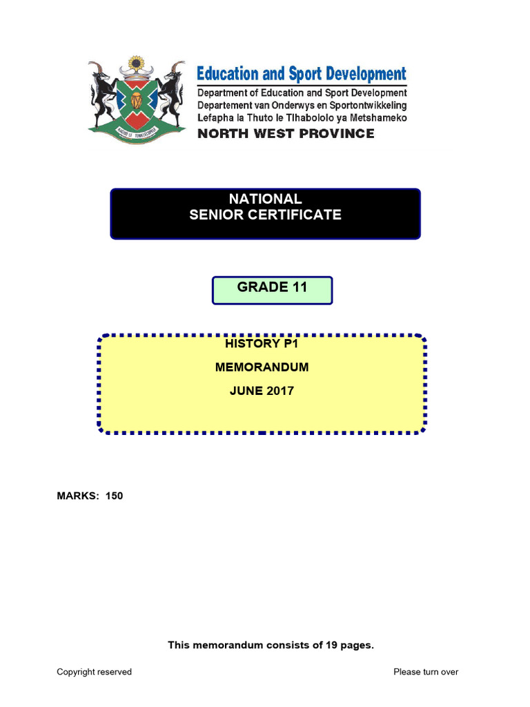 History GR 11 MEMO | PDF | Communism | Great Depression