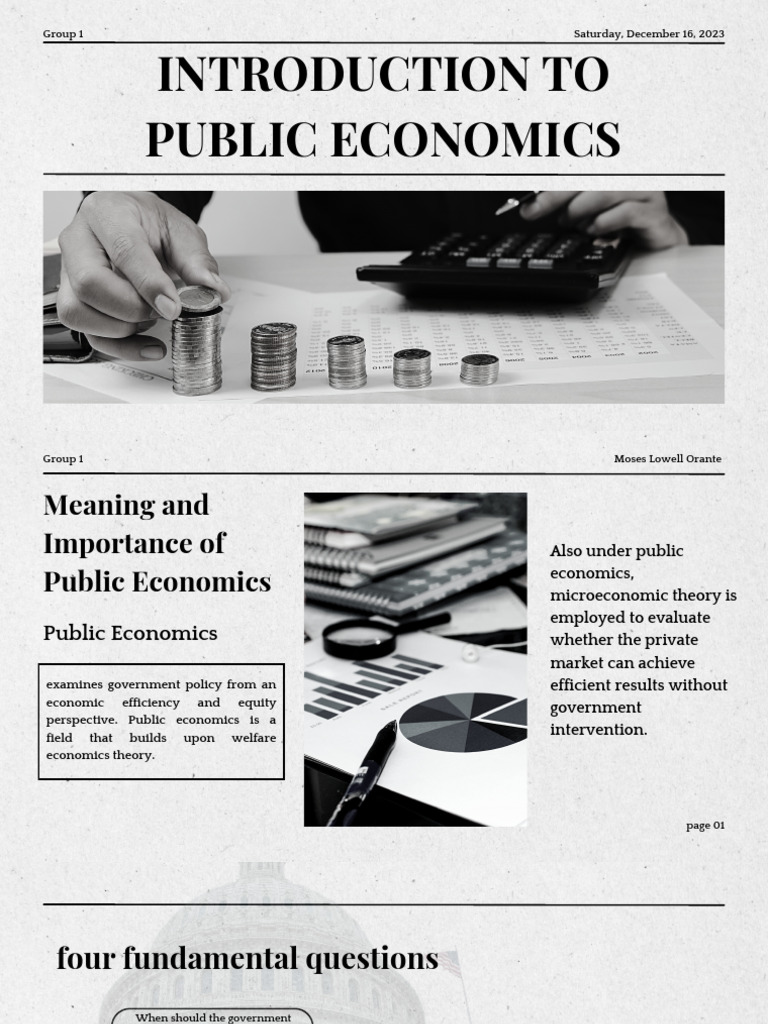 Public Economics | PDF | Fiscal Policy | Public Economics