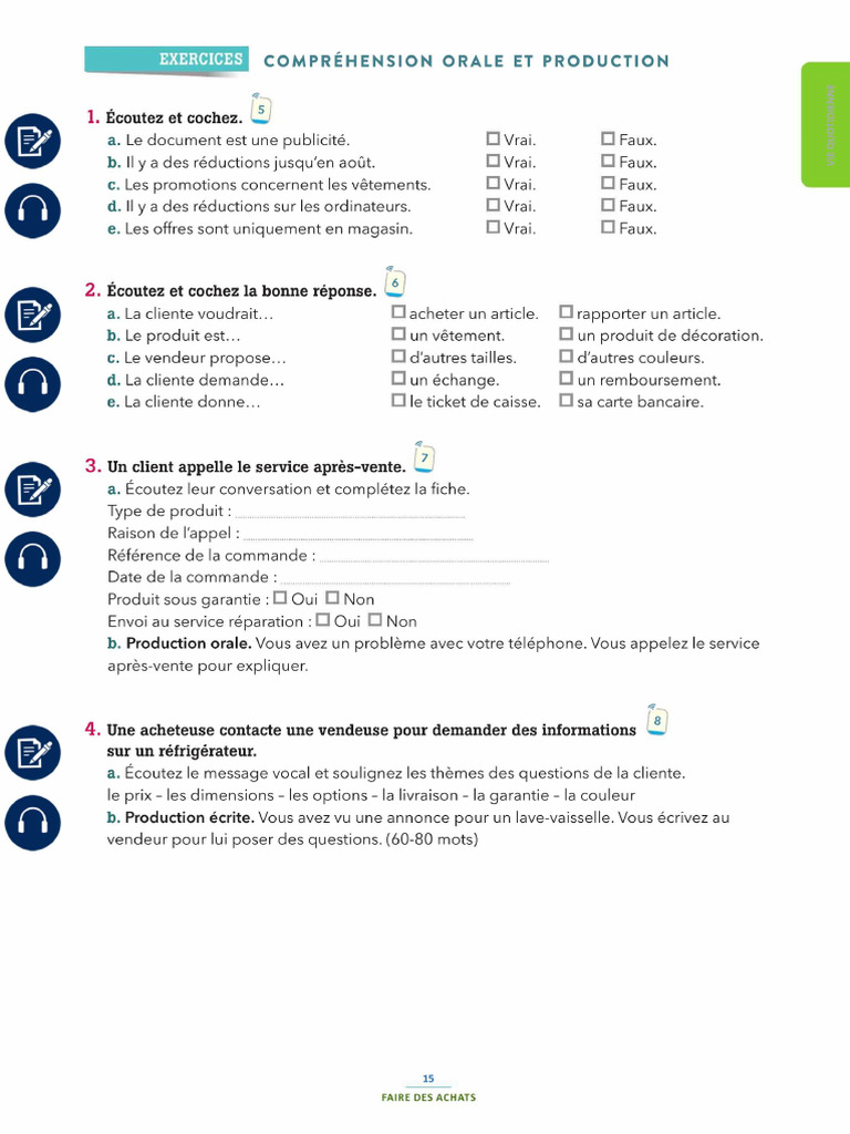 Communication Essentielle Du Français A2 | PDF
