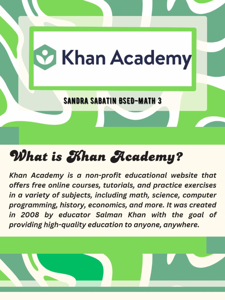 Technology Leap Khan Academy | PDF