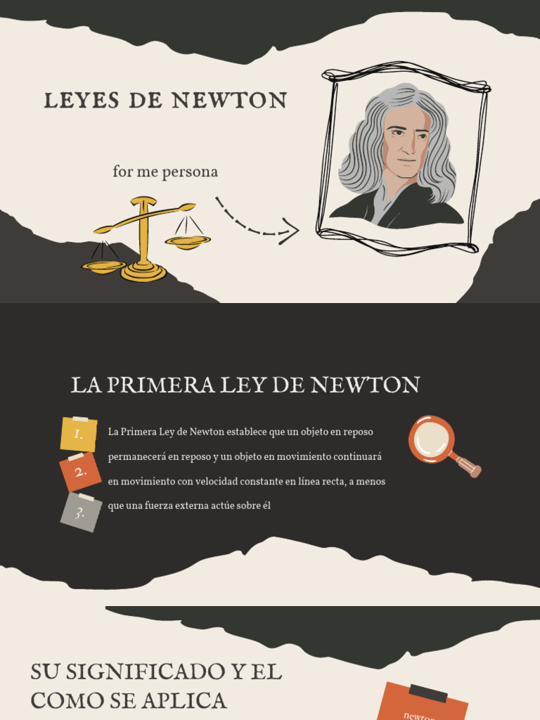 Leyes de Newton | PDF | Fuerza | Las leyes del movimiento de Newton