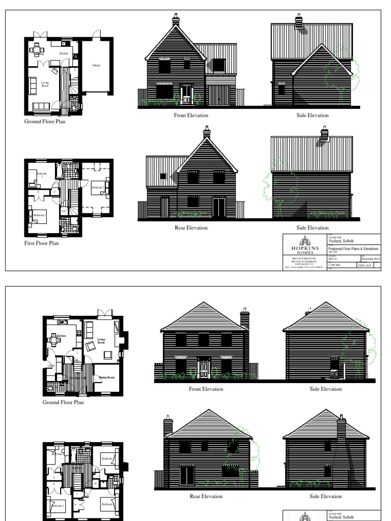 Side Elevation Front Elevation Side Elev | PDF | Bathroom | Room