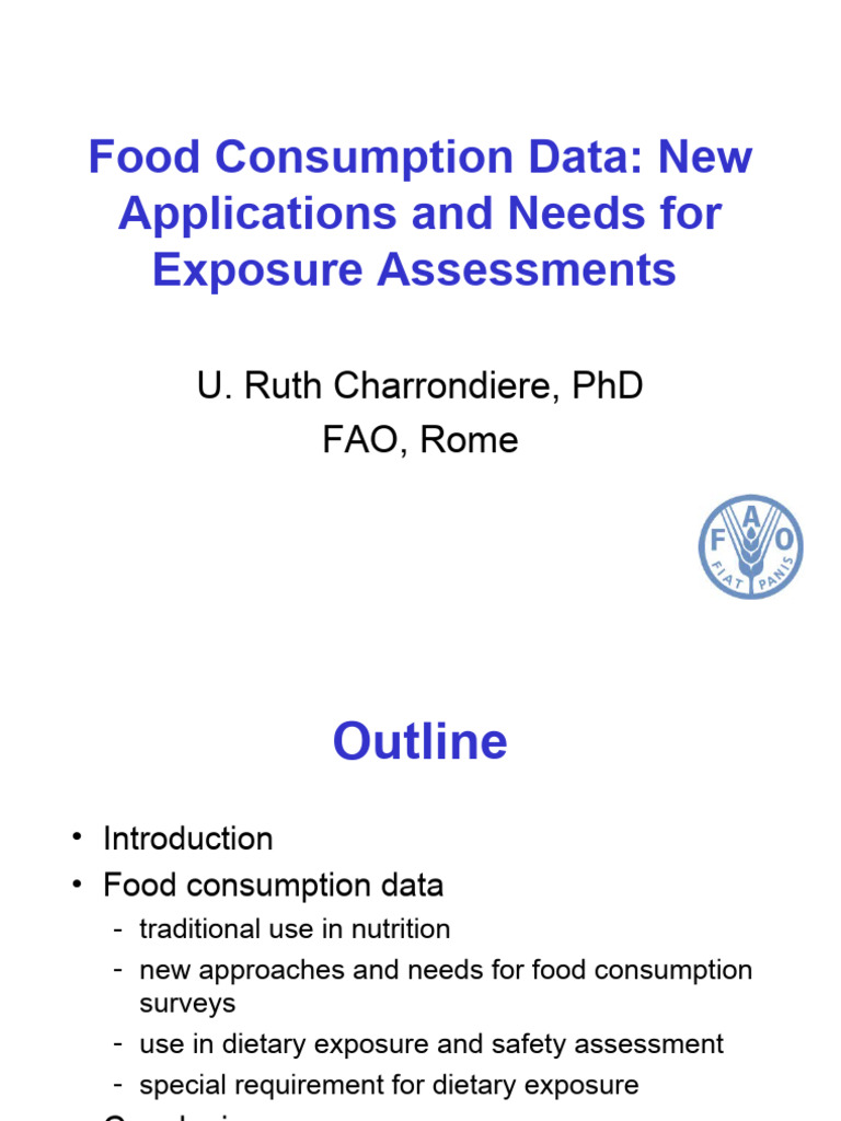 food_consumption_for_exposure_assessment_final | PDF | Diet (Nutrition ...