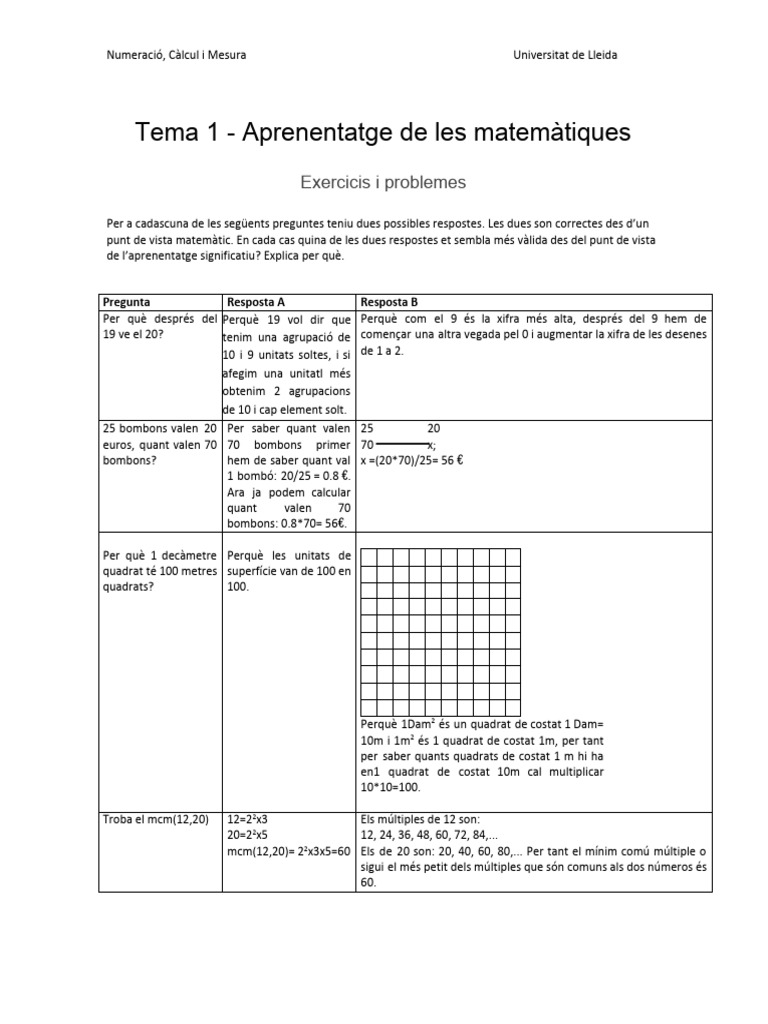 Problemes Tema 1 | PDF