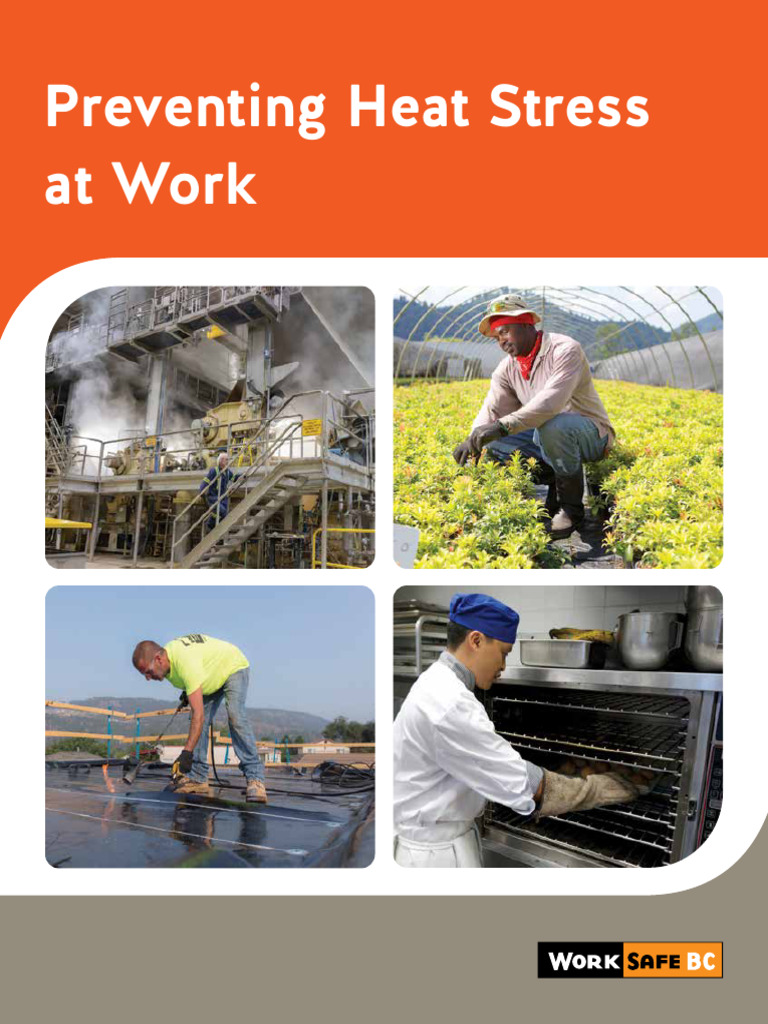 Preventing Heat Stress At Work Pdf En Pdf Hyperthermia