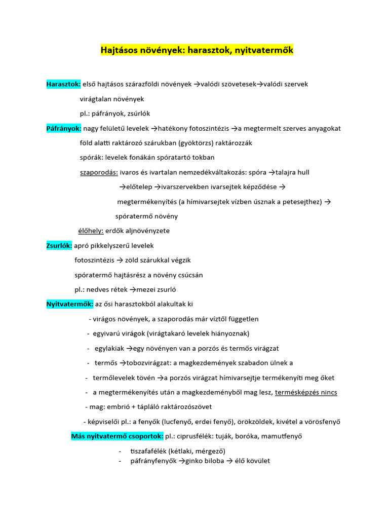 HajtÃ¡sos Nã Vã©nyek, Harasztok, Nyitvatermå - K 7. Ãºj | PDF