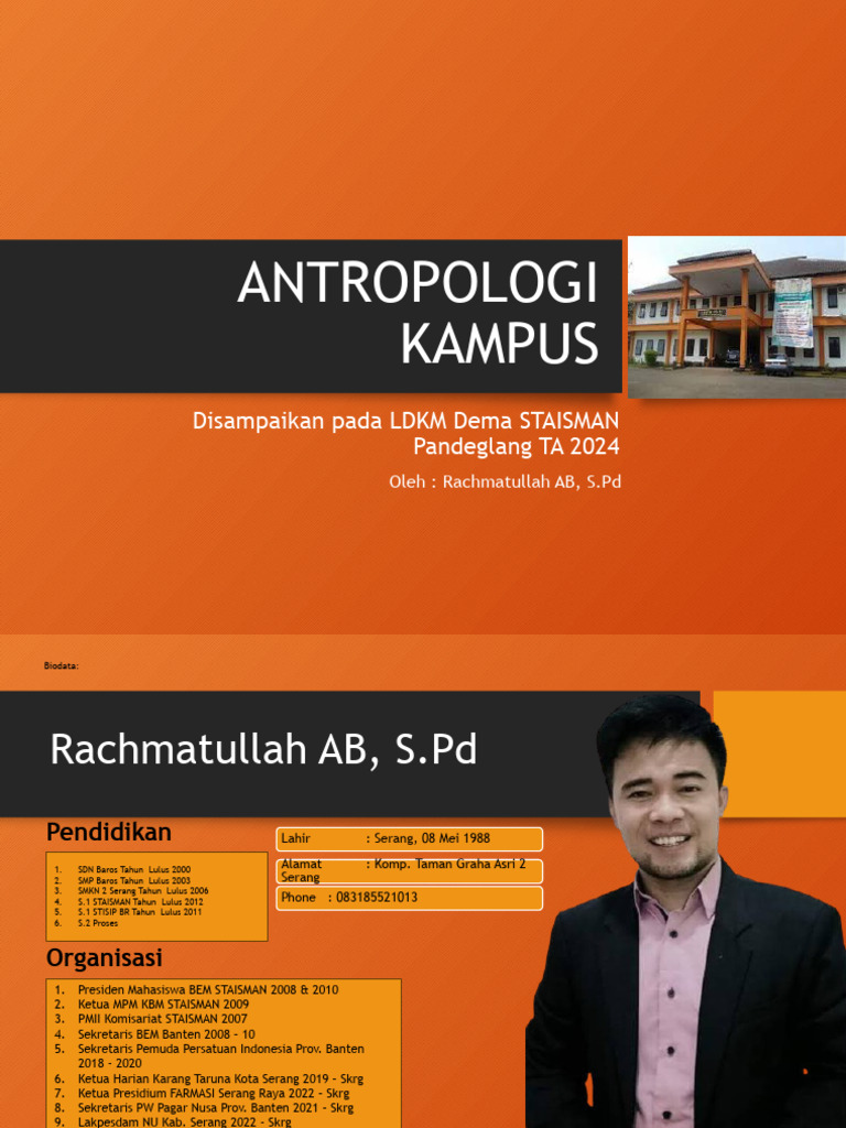 Materi Antro Kampus LDKM Bams | PDF