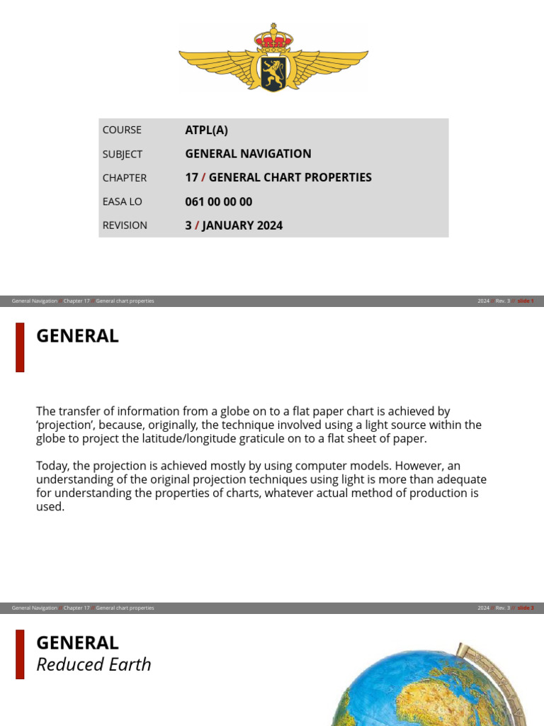 061 Gen Nav CH 17 General Chart Properties 2024 Rev 3 | PDF | Analytic Geometry | Elementary ...