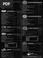 Fireroom Restaurant Menu Overview | PDF | Sushi | French Fries