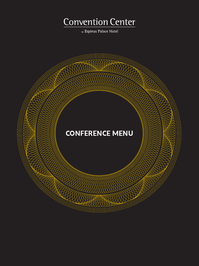 Conference Menu | PDF
