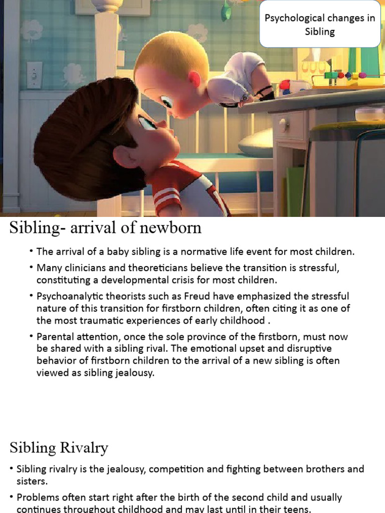 Psychological Changes in Sibling | PDF | Sibling | Psychology