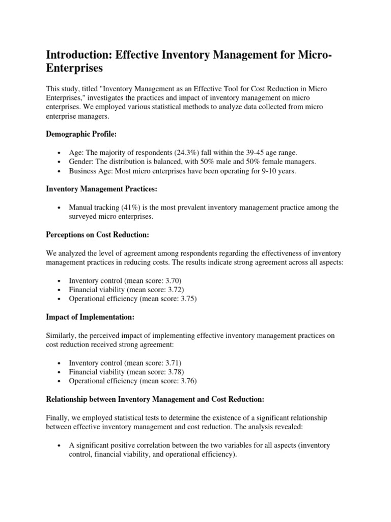 Inventory Management | PDF