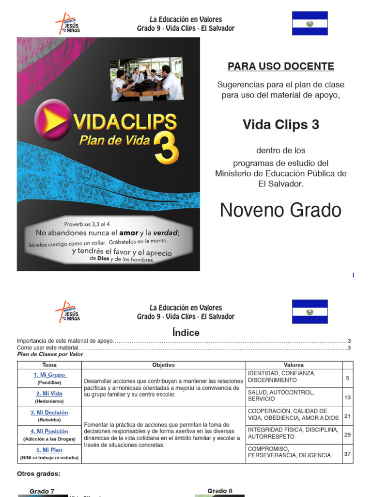 SAL Plan de Clase Grado 9 2023 | PDF | Tolerancia | Violencia
