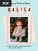 Boneca Amigurumi Nelly | PDF | Crochê
