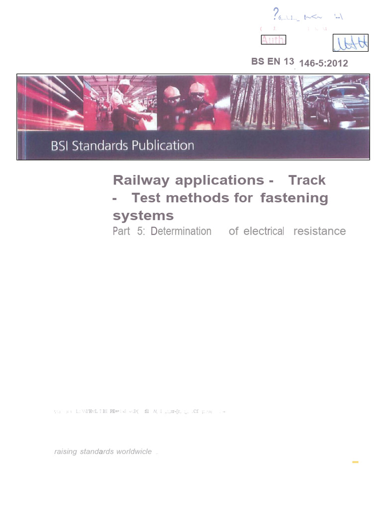 Railway Track Fastening Resistance Test | PDF