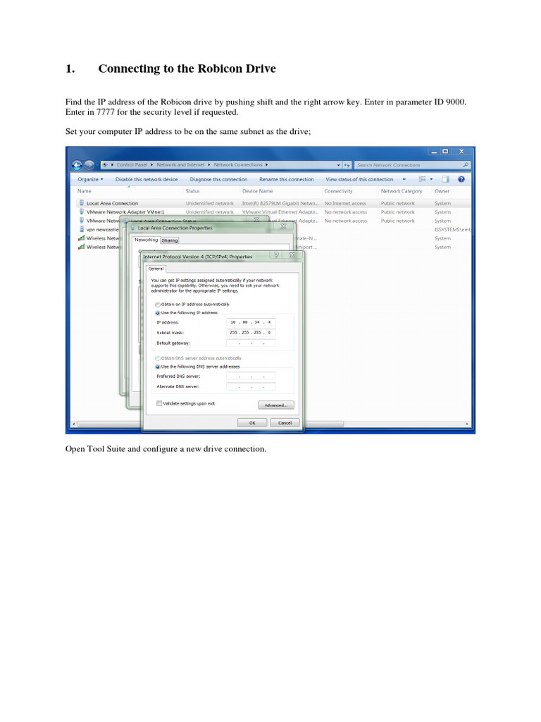 Robicon Drive Connection & Backup Guide | PDF | Computers | Technology ...