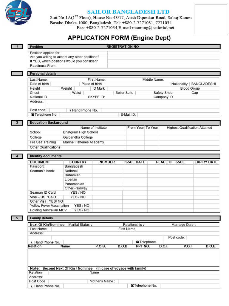 SBL CV Engine v2 | PDF | Oil Tanker | Identity Document