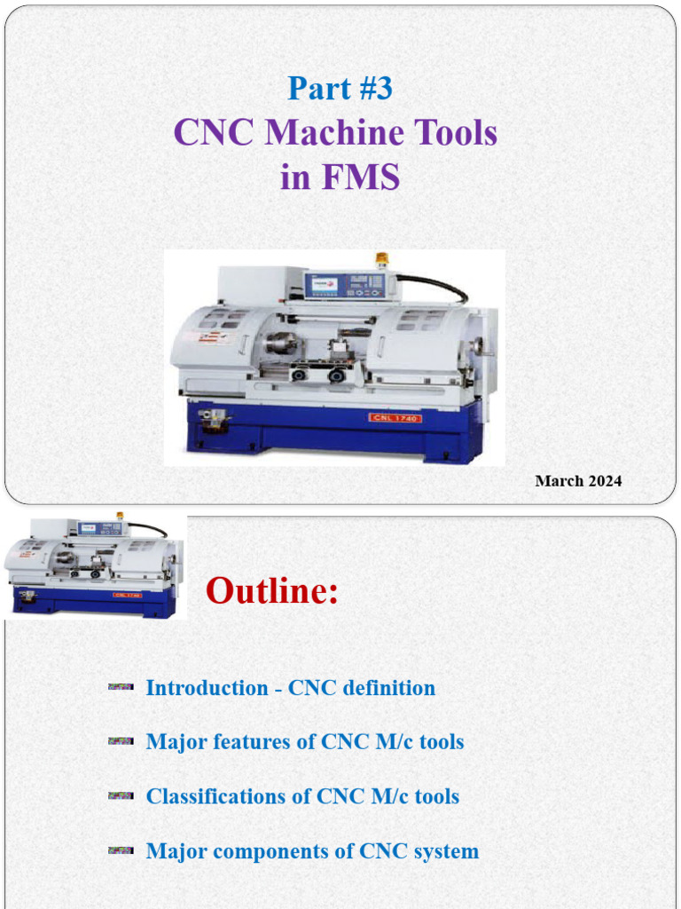CH 3-CNC Machine Tools | PDF | Numerical Control | Machines