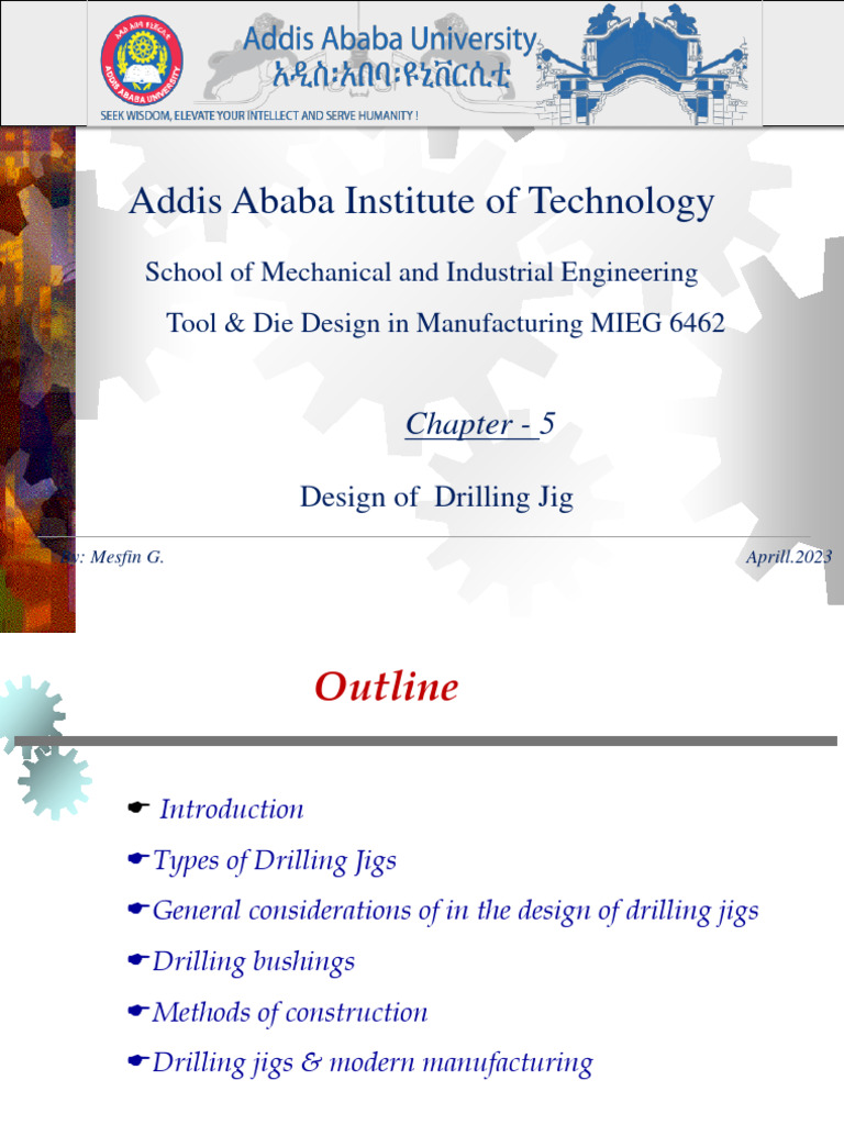 CH 5 - Design of Drilling Jigs | Download Free PDF | Drill | Drilling