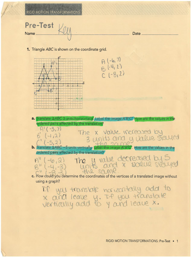 M8 T1 Study Guide | PDF